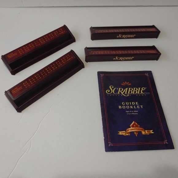 Scrabble | Games | Scrabble 5th Anniversary Game Replacement Parts 4 ...